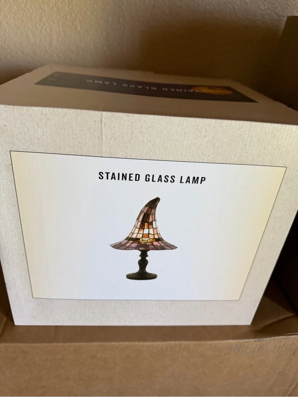 Cracker Barrel | Holiday | Cracker Barrel Stained Glass Witch Hat Lamp ...